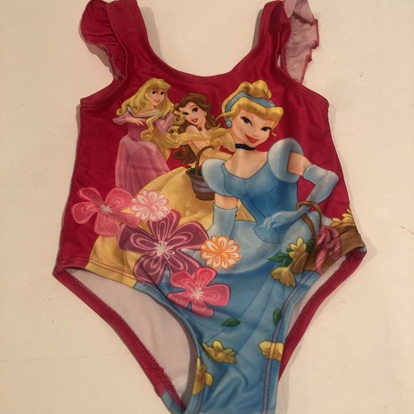 Disney | Swim | Disney Princess Girls 3t One Piece Bathing Suit | Poshmark
